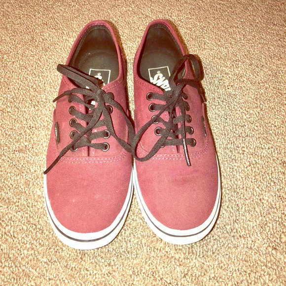 Vans | Shoes | Maroon Vans | Poshmark